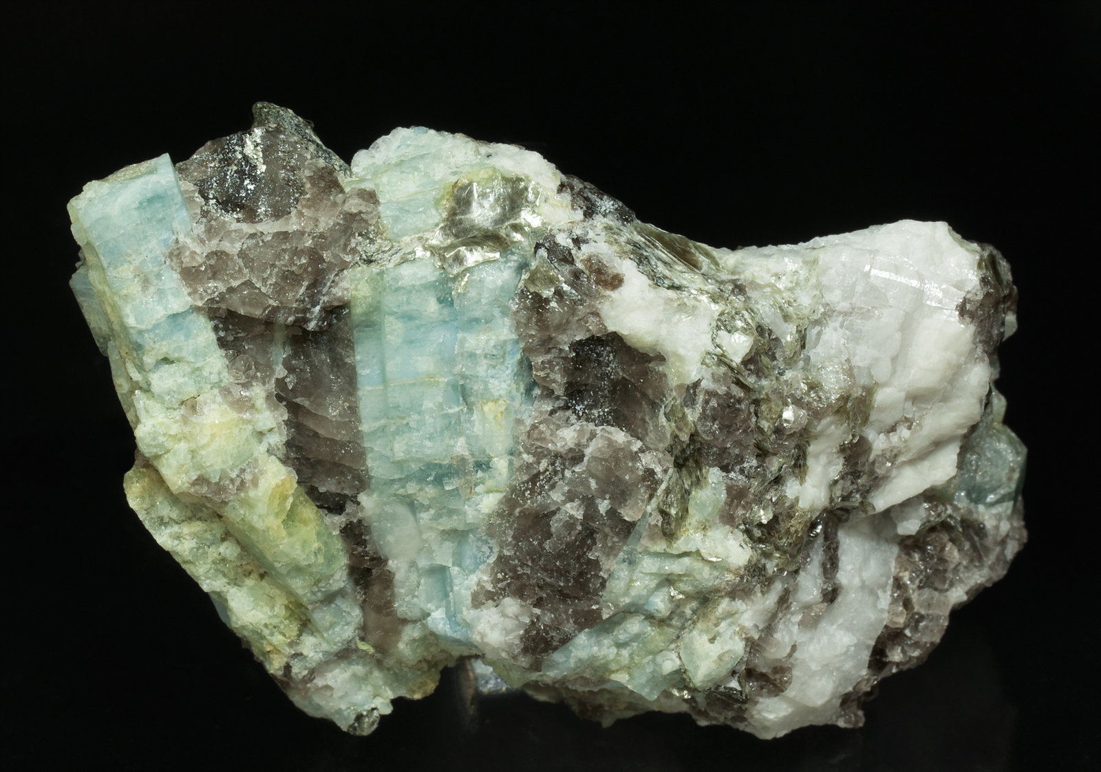Beryl with Quartz, Orthoclase and Muscovite - Crestalunga, Bondasca ...