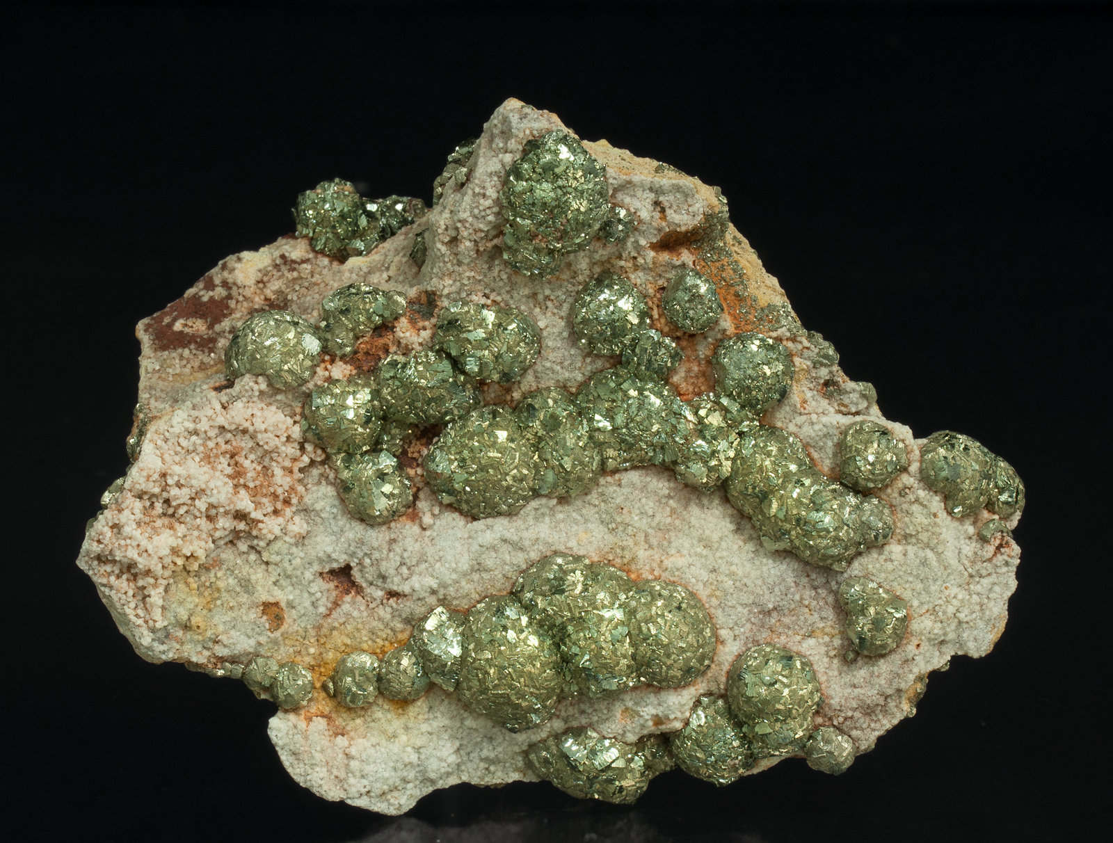 Pyrite on Dolomite - Christiane Mine, Adorf, Diemelsee, Waldeck ...
