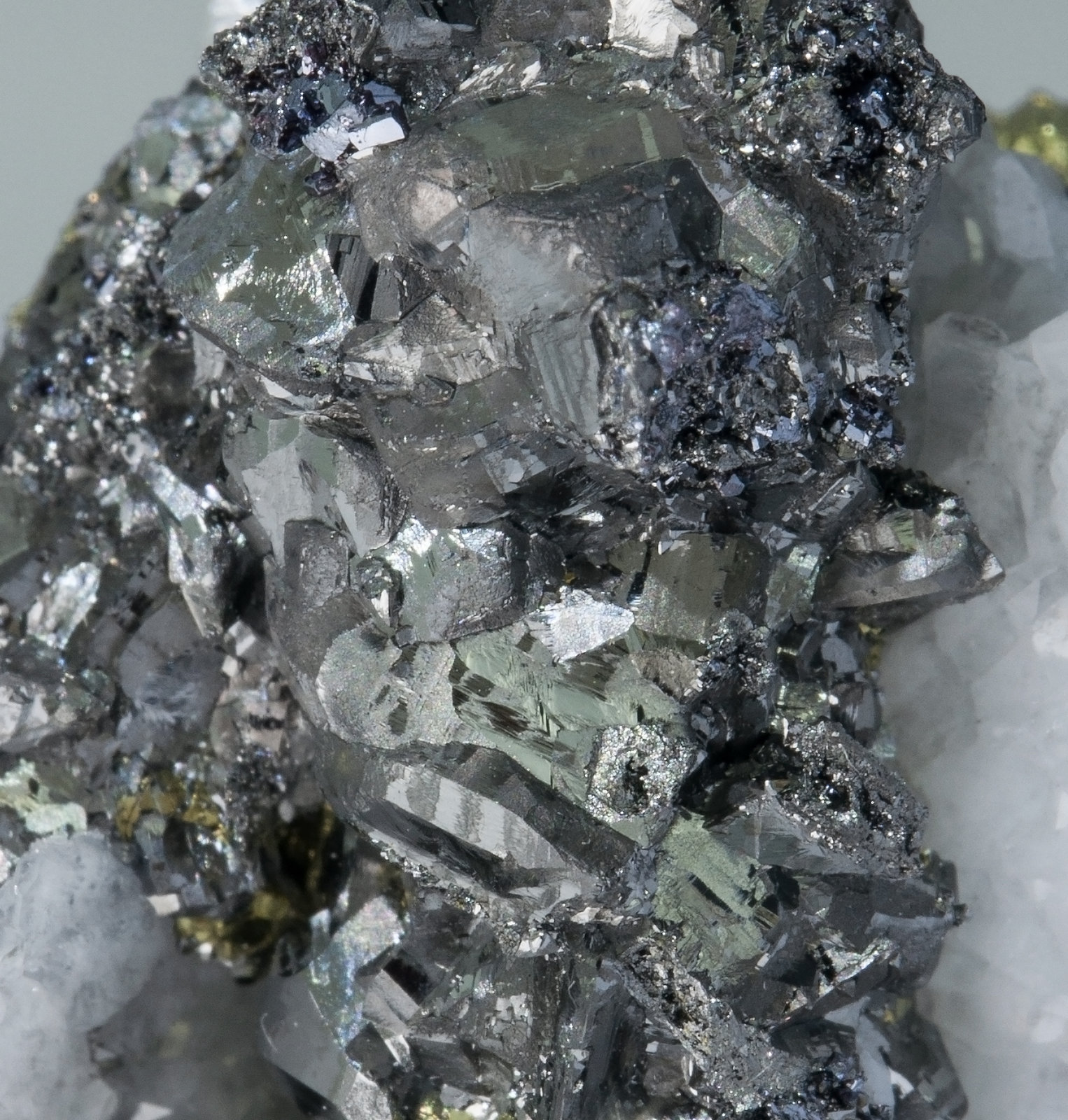 Tennantite with Quartz and Chalcopyrite - San José Mine, San José del ...